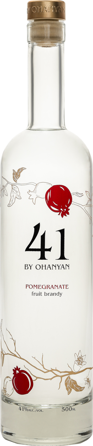Водка 41 by Ohanyan Pomegranate Vodka 0.5 л (41 бай Оганян Гранатовая ...